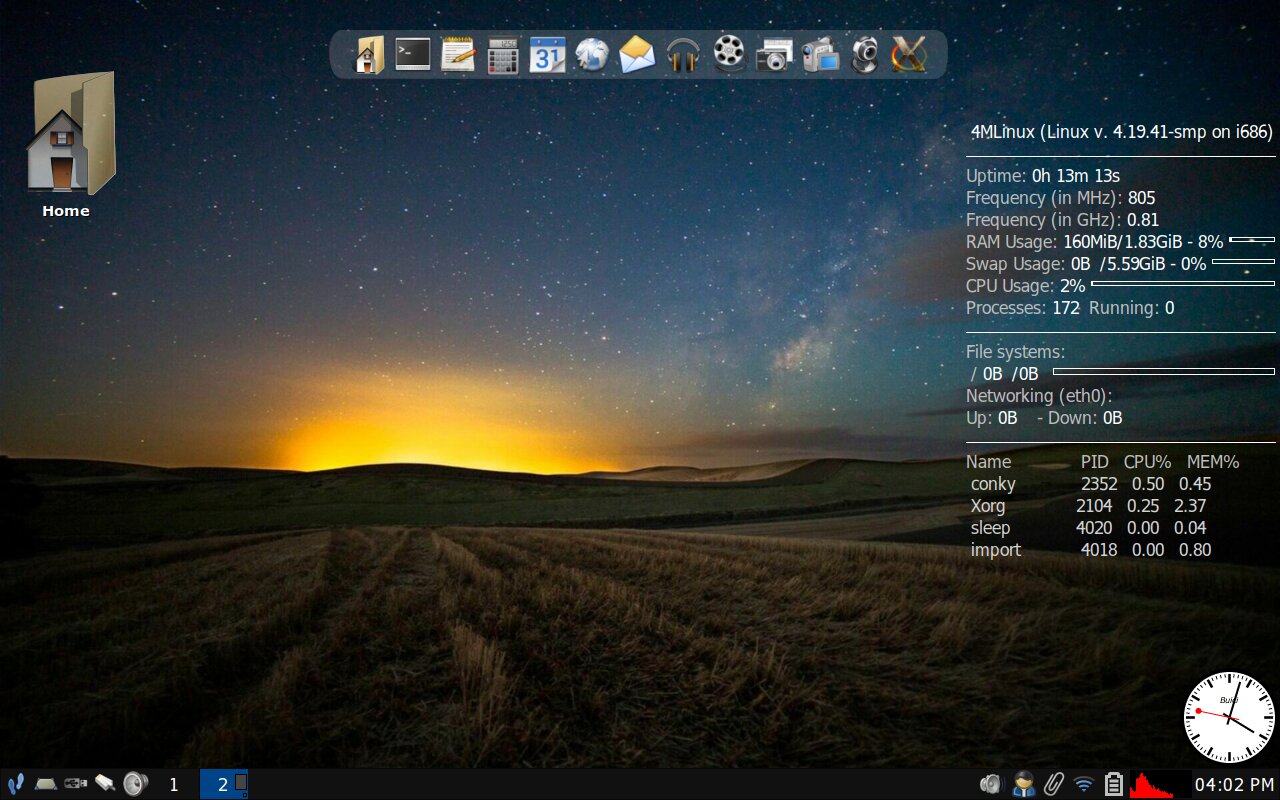 4MLinux 29.0 STABLE screenshots | OpenSourceFeed