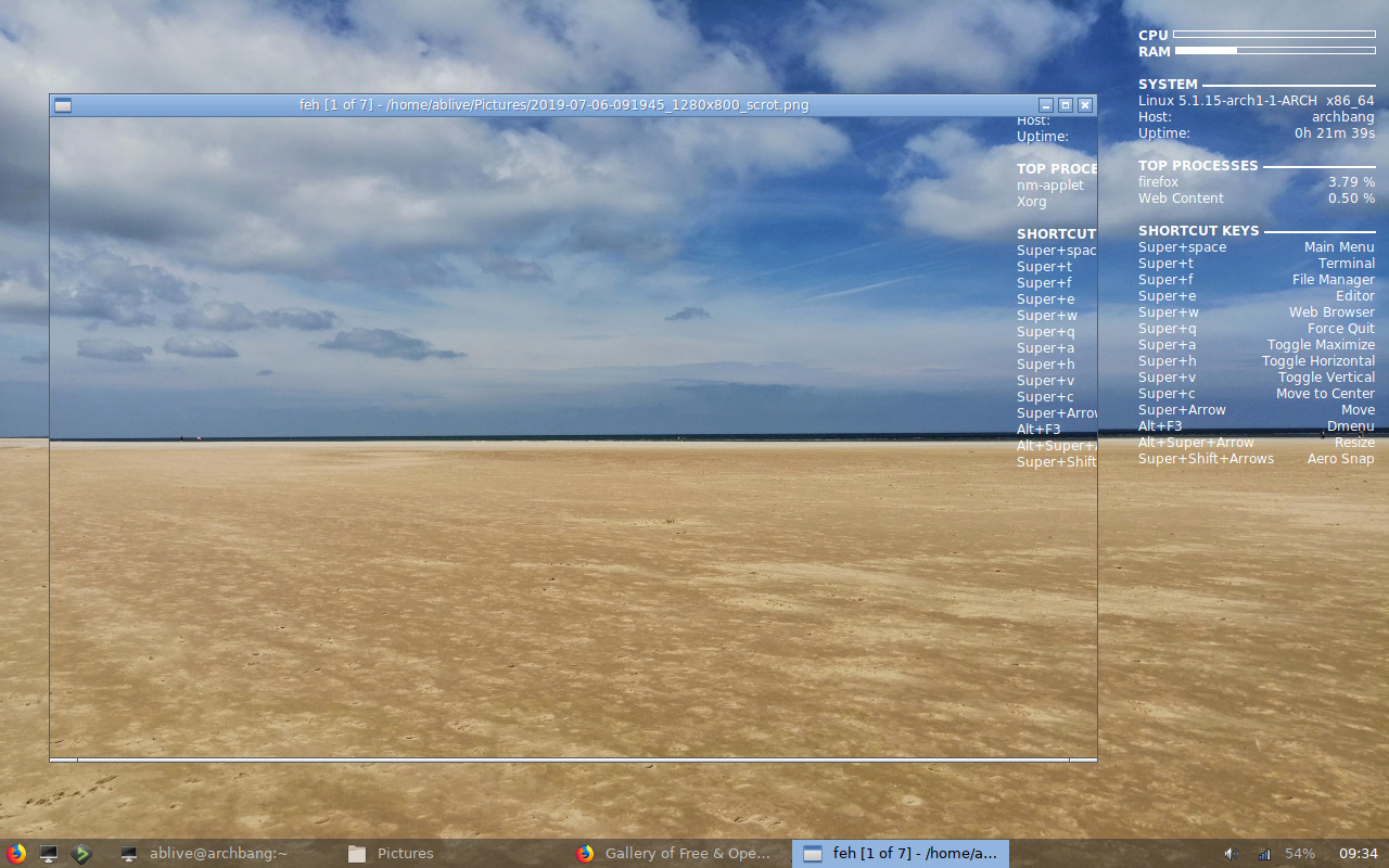 Exploring ArchBang 0507 Summer - Yet another OpenBox implementation ...
