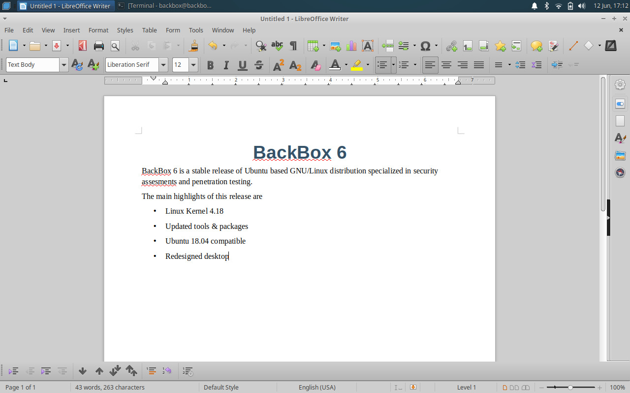 BackBox Linux 6 released (screenshots) | OpenSourceFeed