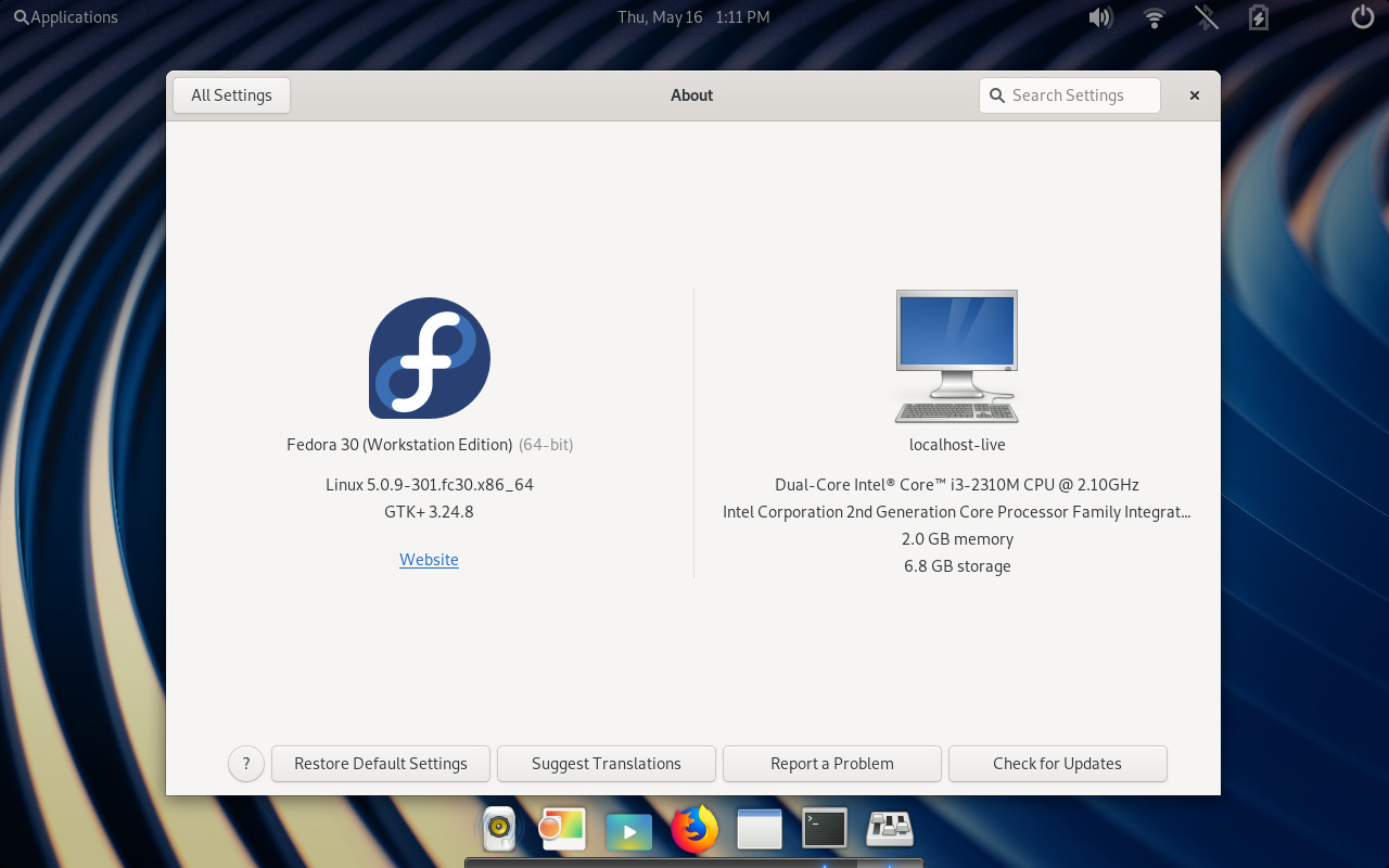 Fedora 30 Workstation with Pantheon Shell | OpenSourceFeed