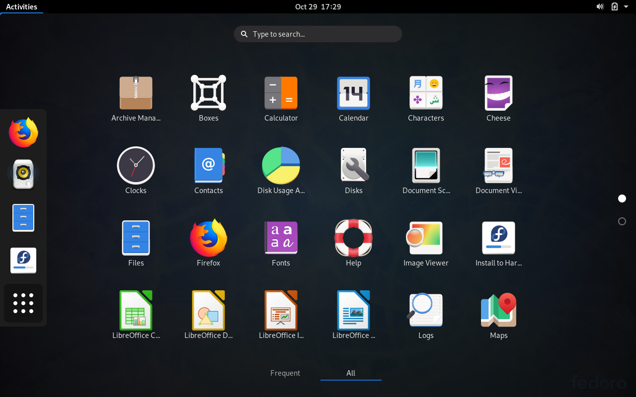 Fedora 31 officially released, see screenshots | OpenSourceFeed