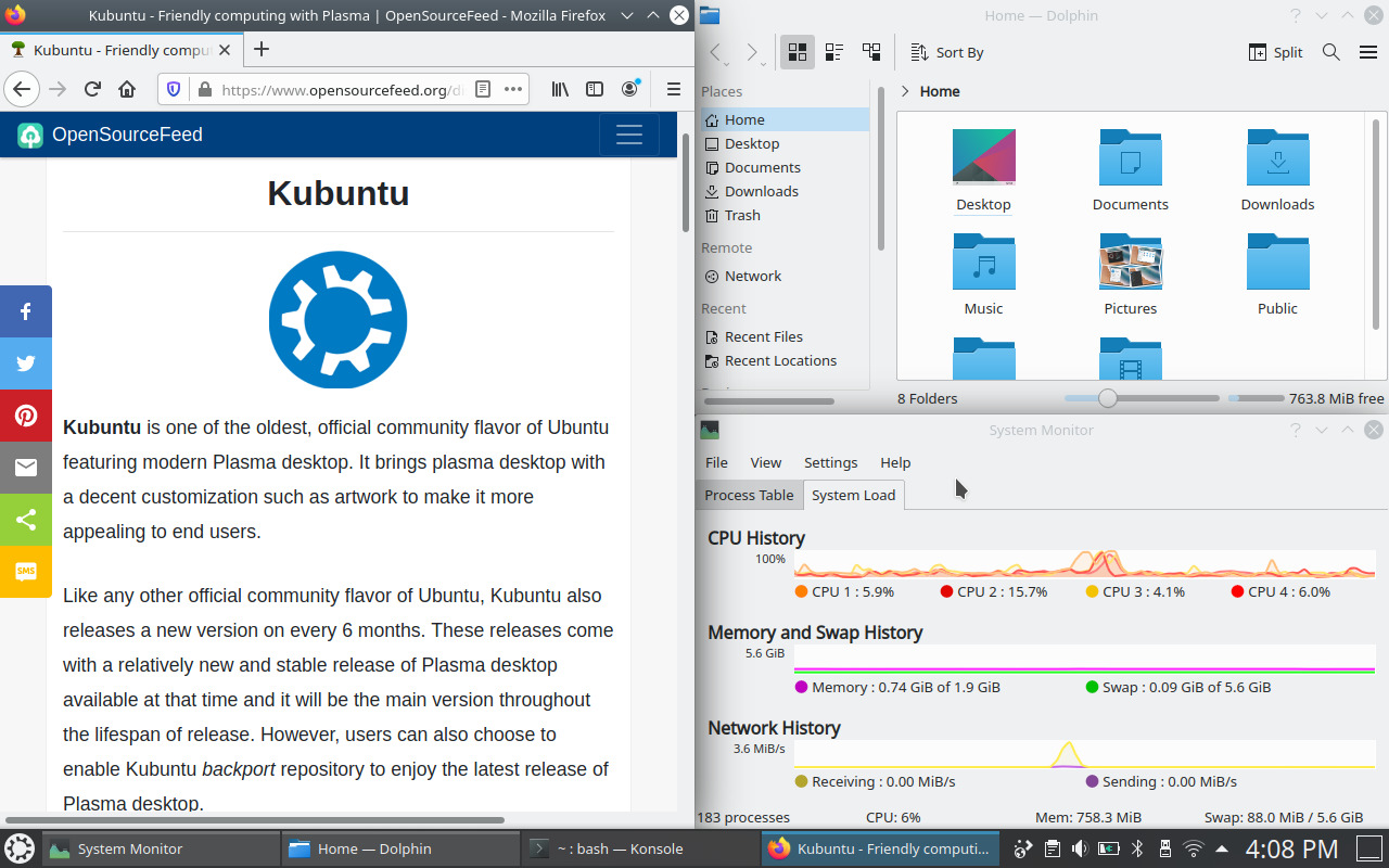 Kubuntu 20.04 Focal Fossa released, see screenshots | OpenSourceFeed