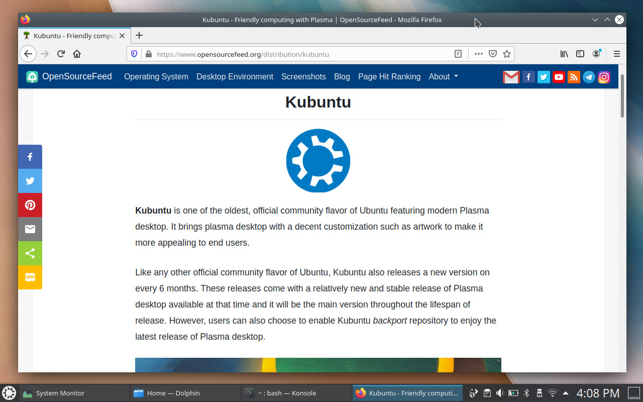 Kubuntu 20.04 Focal Fossa released, see screenshots | OpenSourceFeed