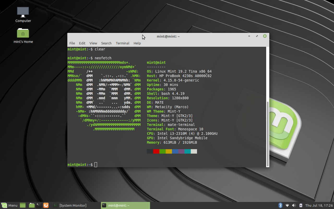 Linux Mint 19.2 Tina - MATE Edition screenshots | OpenSourceFeed