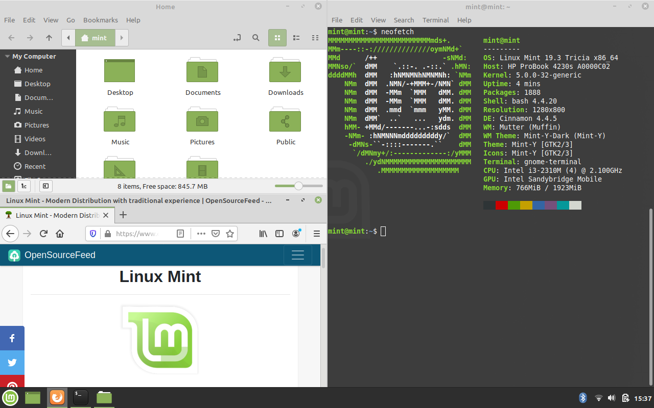 Linux Mint 19.3 Cinnamon Edition screenshots | OpenSourceFeed