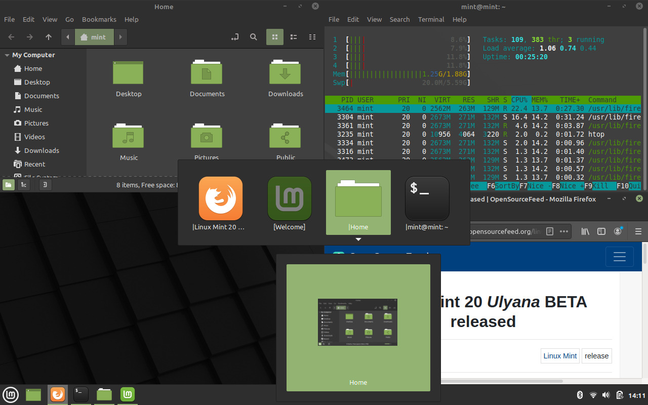 Linux Mint 20 Ulyana Cinnamon Edition screenshots | OpenSourceFeed