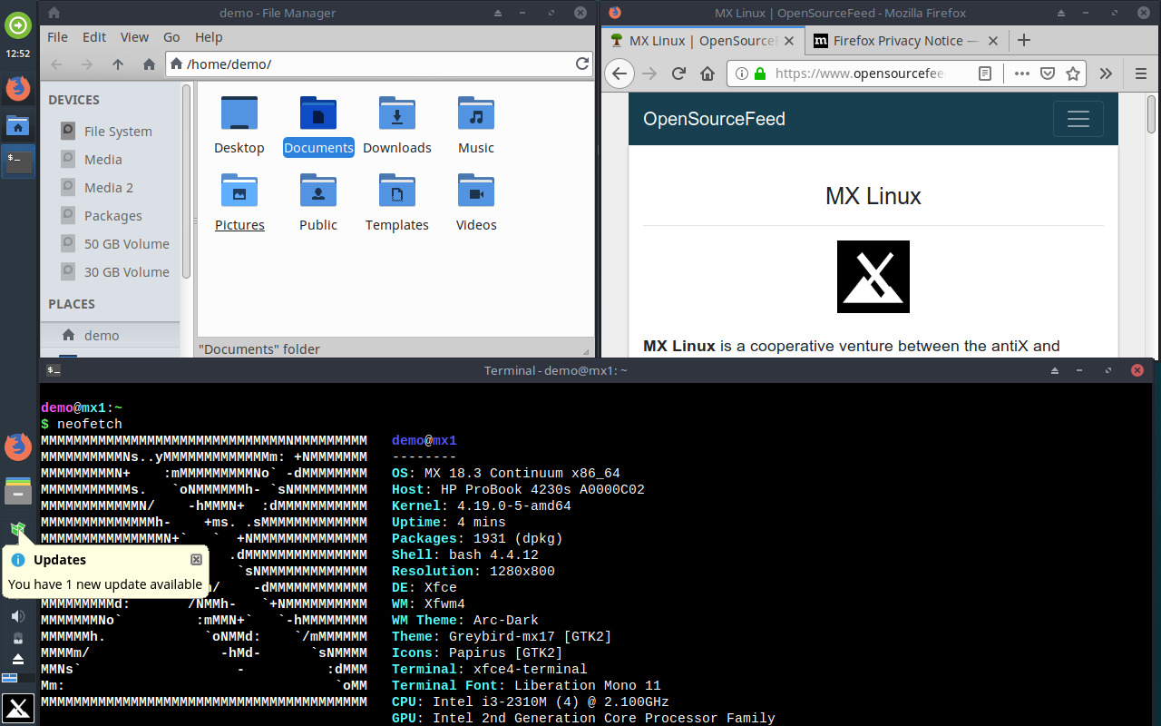 MX Linux 18.3 ISO refresh screenshots | OpenSourceFeed
