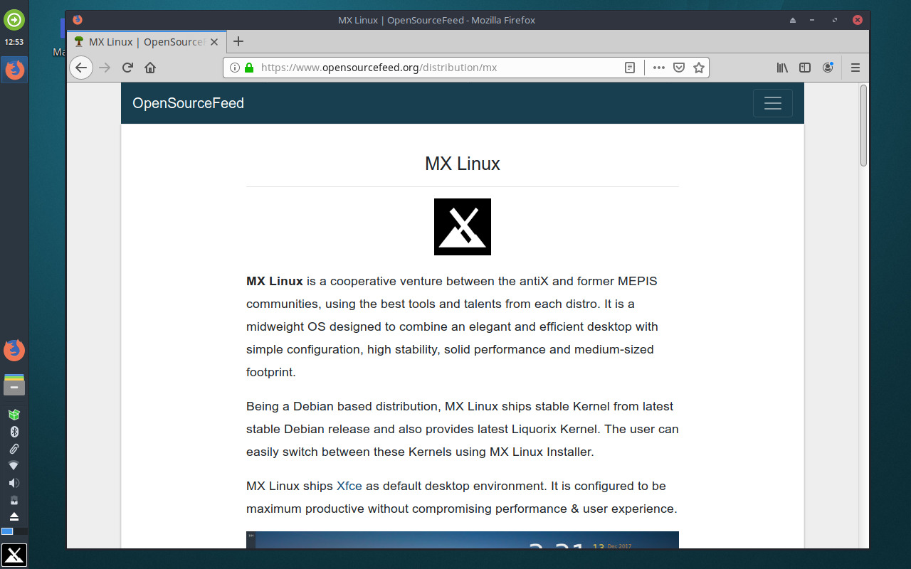MX Linux 18.3 ISO refresh screenshots | OpenSourceFeed