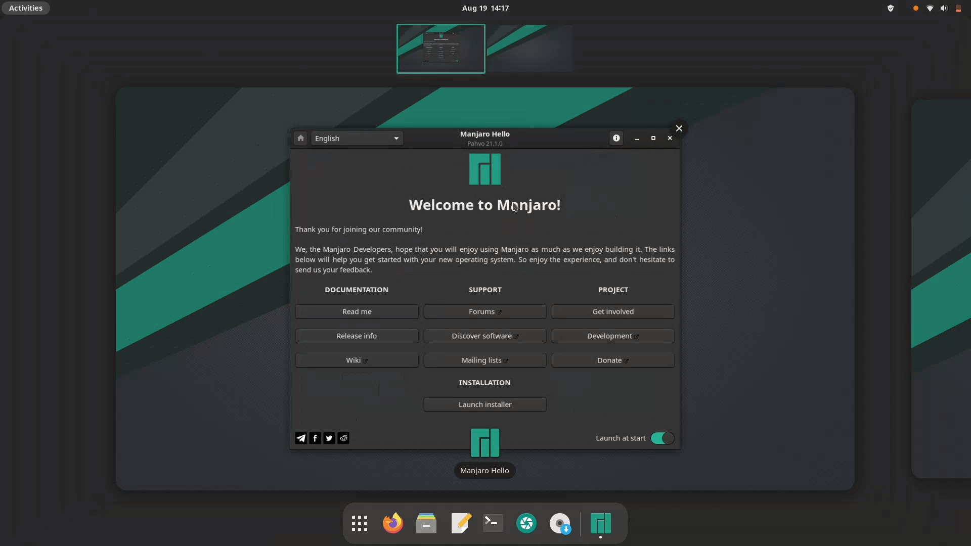 Manjaro 21.1.0 Pahvo released | OpenSourceFeed