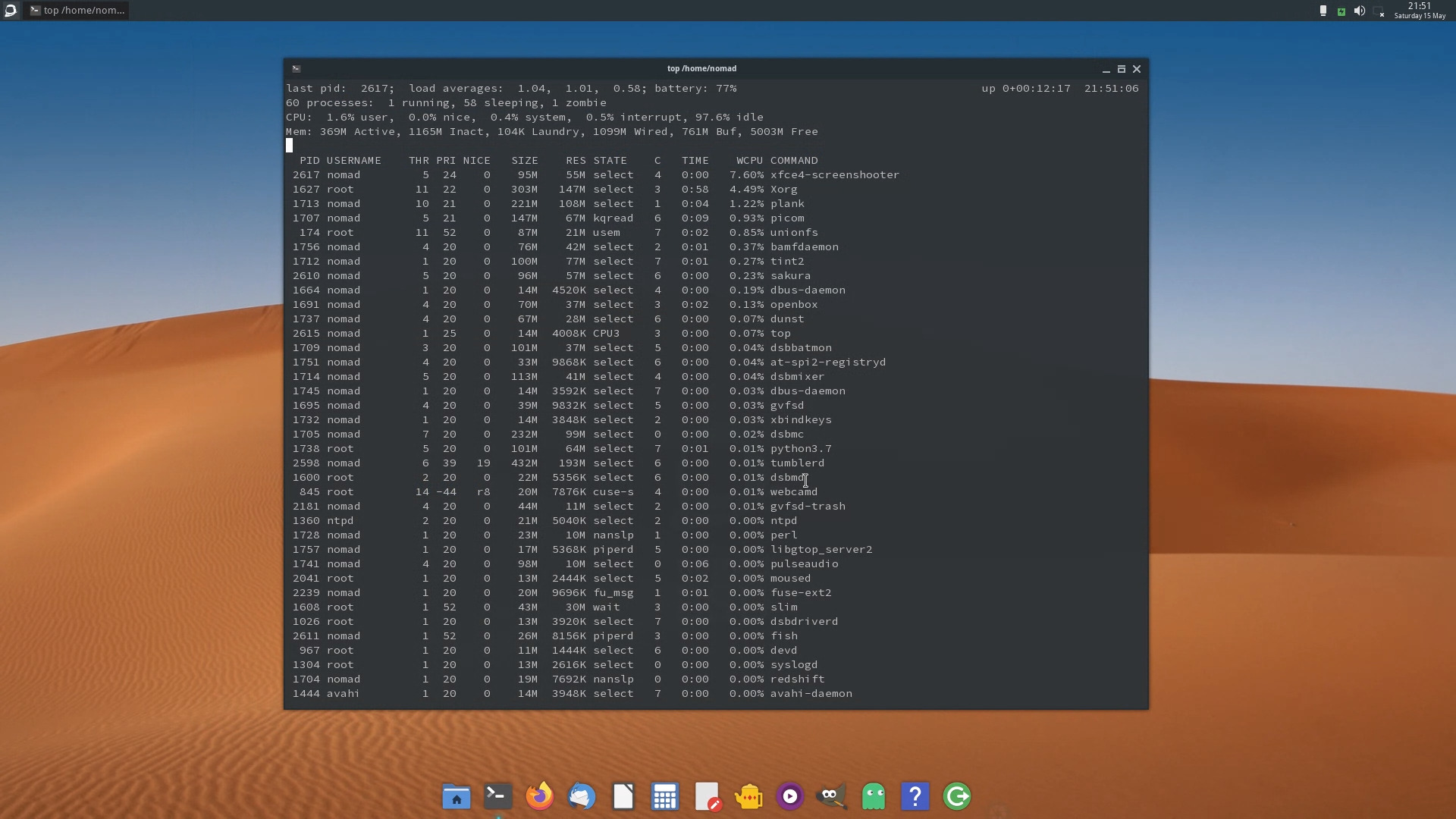 NomadBSD 130R-20210508 released; Beginning of a new versioning scheme ...