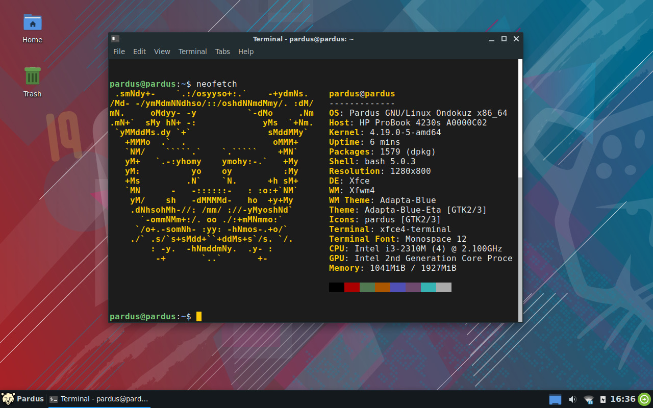 Pardus 19.0 released, see screenshots | OpenSourceFeed