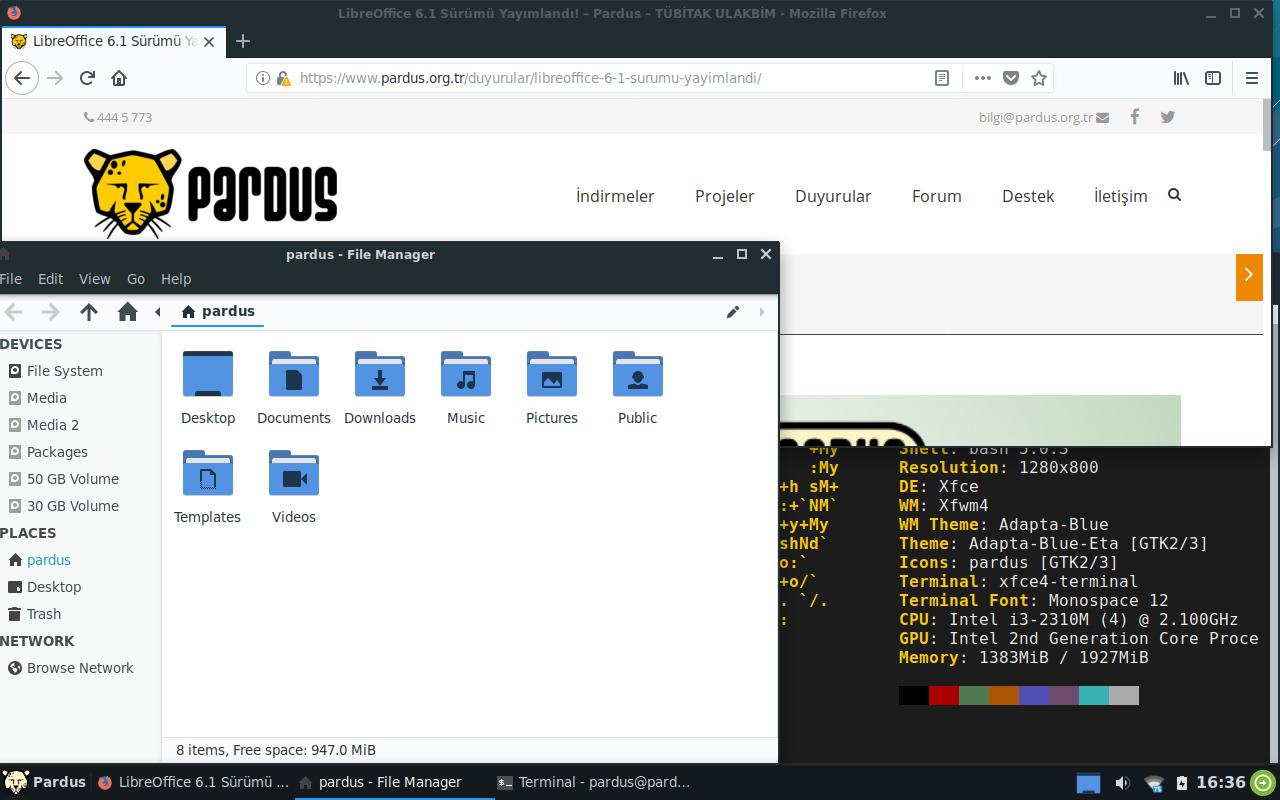 Pardus 19.1 released with updated packages | OpenSourceFeed