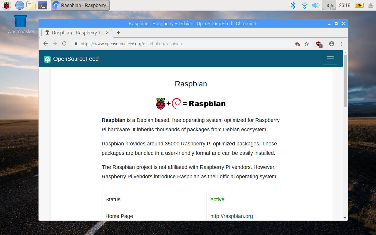 Raspbian Desktop - screenshot tour | OpenSourceFeed