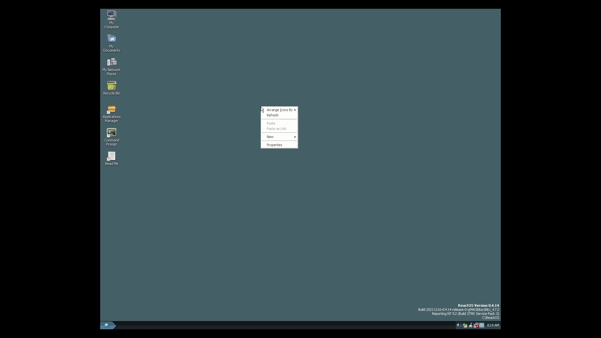 ReactOS 0.4.14 released | OpenSourceFeed