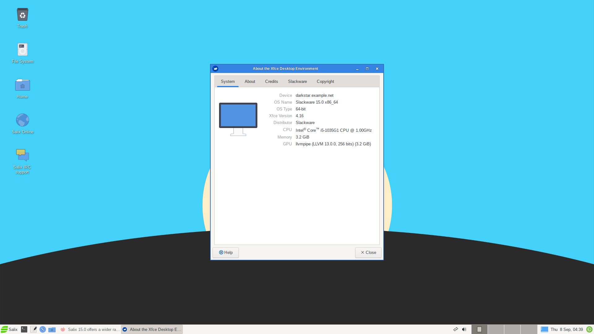 Salix Live Xfce 15.0 is available now | OpenSourceFeed