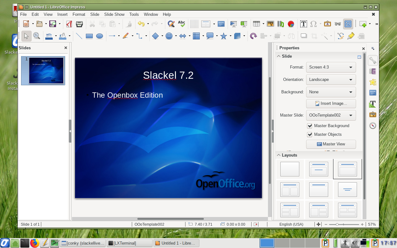Slackel 7.2 Openbox Released, see screenshots | OpenSourceFeed