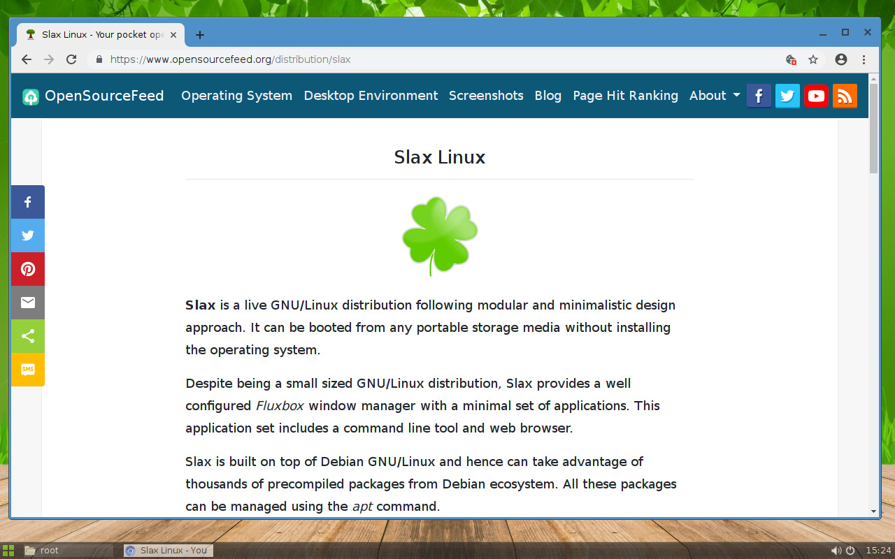 Slax 9.9.1 released, see screenshots | OpenSourceFeed