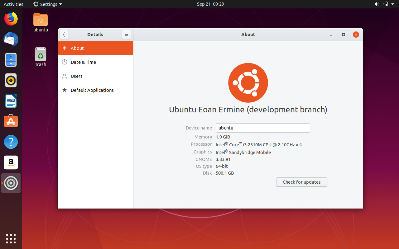 Ubuntu 19.10 Eoan Ermine released, see screenshots | OpenSourceFeed