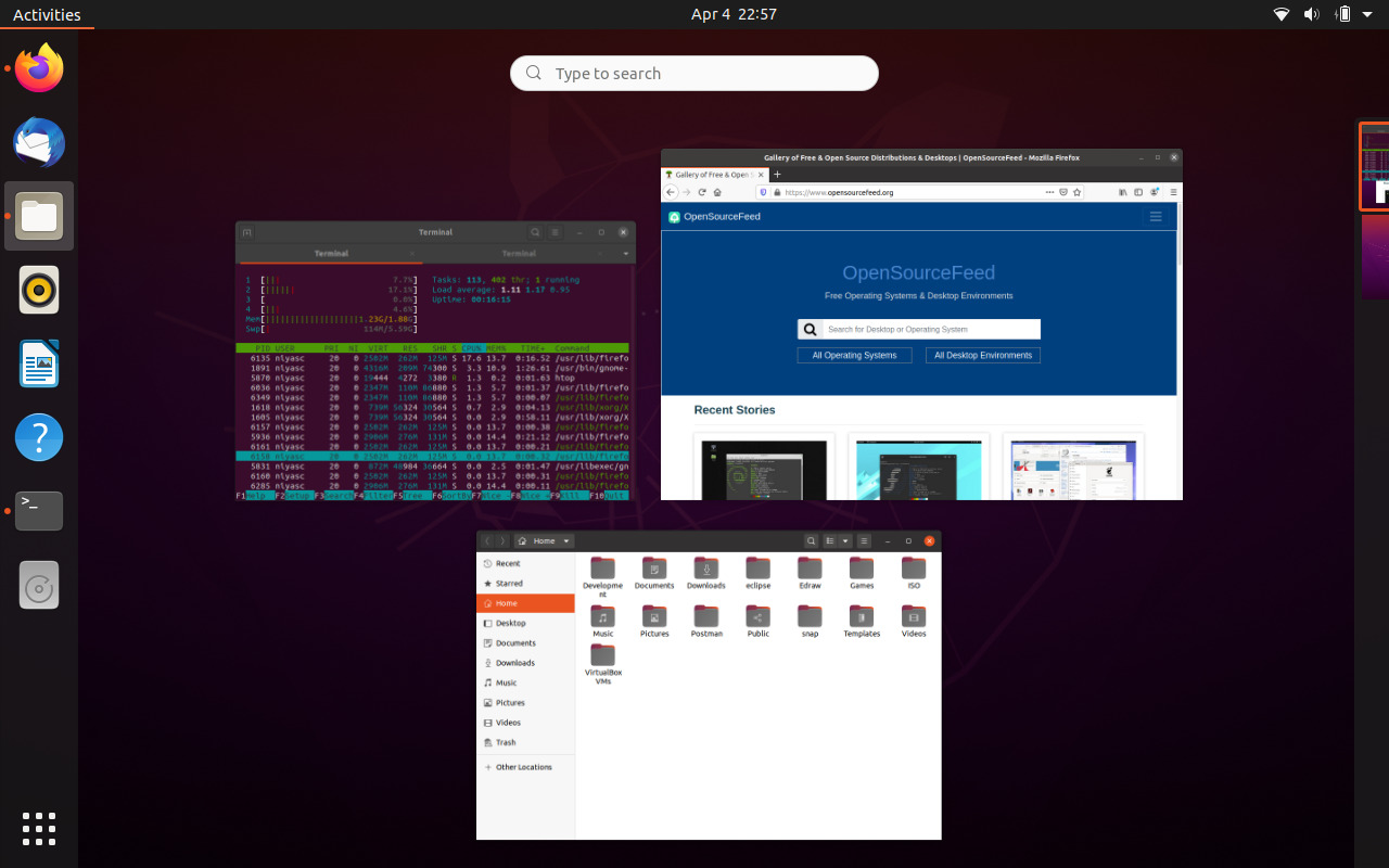 Ubuntu system monitor widget - nipodtoyou