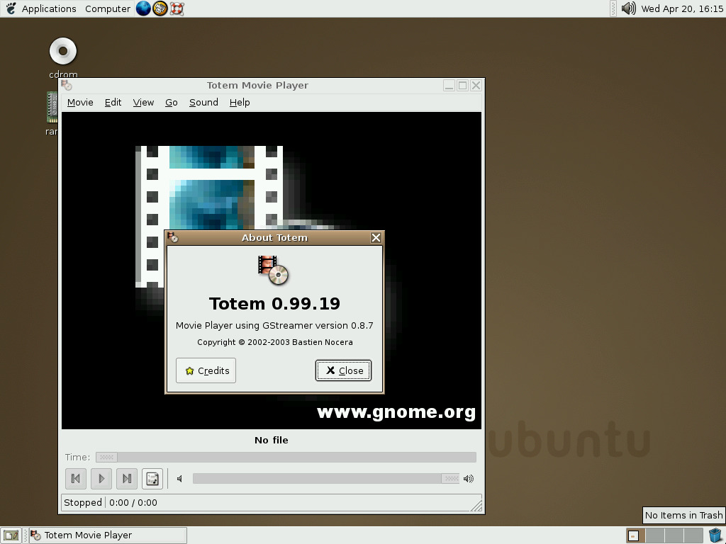 Ubuntu 4.10 Warty Warthog: The first ever Ubuntu release | OpenSourceFeed