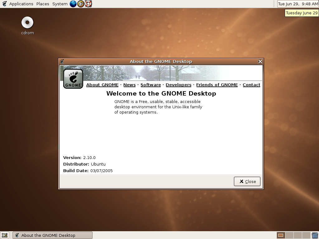 Ubuntu Classic Series: Ubuntu 5.04 - Hoary Hedgehog | OpenSourceFeed