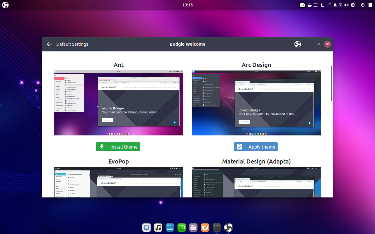 Ubuntu Budgie 19.10 released, see screenshots | OpenSourceFeed