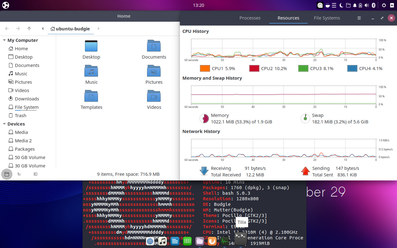 Ubuntu Budgie 19.10 released, see screenshots | OpenSourceFeed