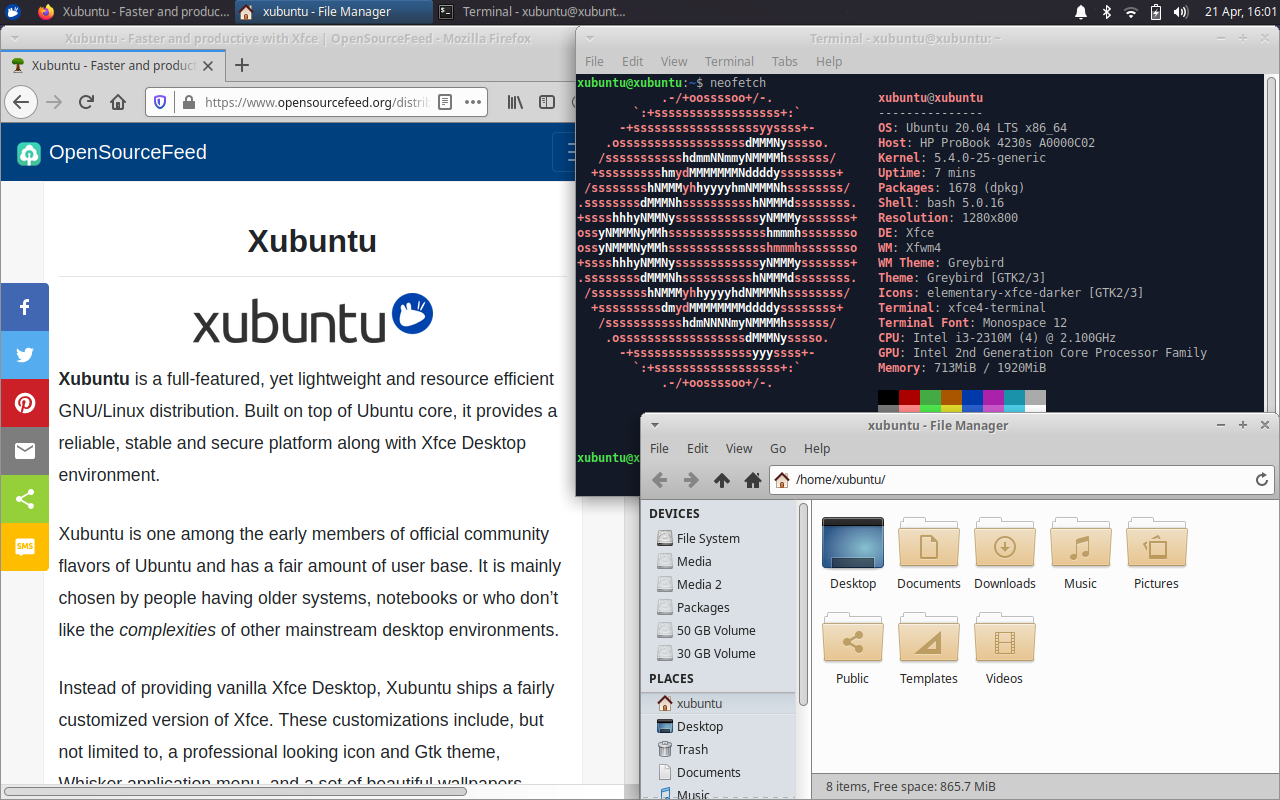 Xubuntu 20.04 Focal Fossa release & screenshots | OpenSourceFeed