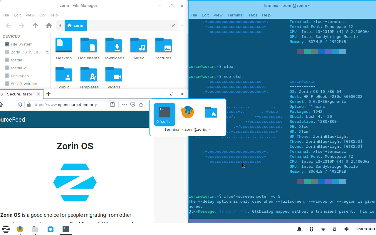 Zorin OS 15 Lite released with Ubuntu 18.04 Foundation & Xfce 4.14 ...