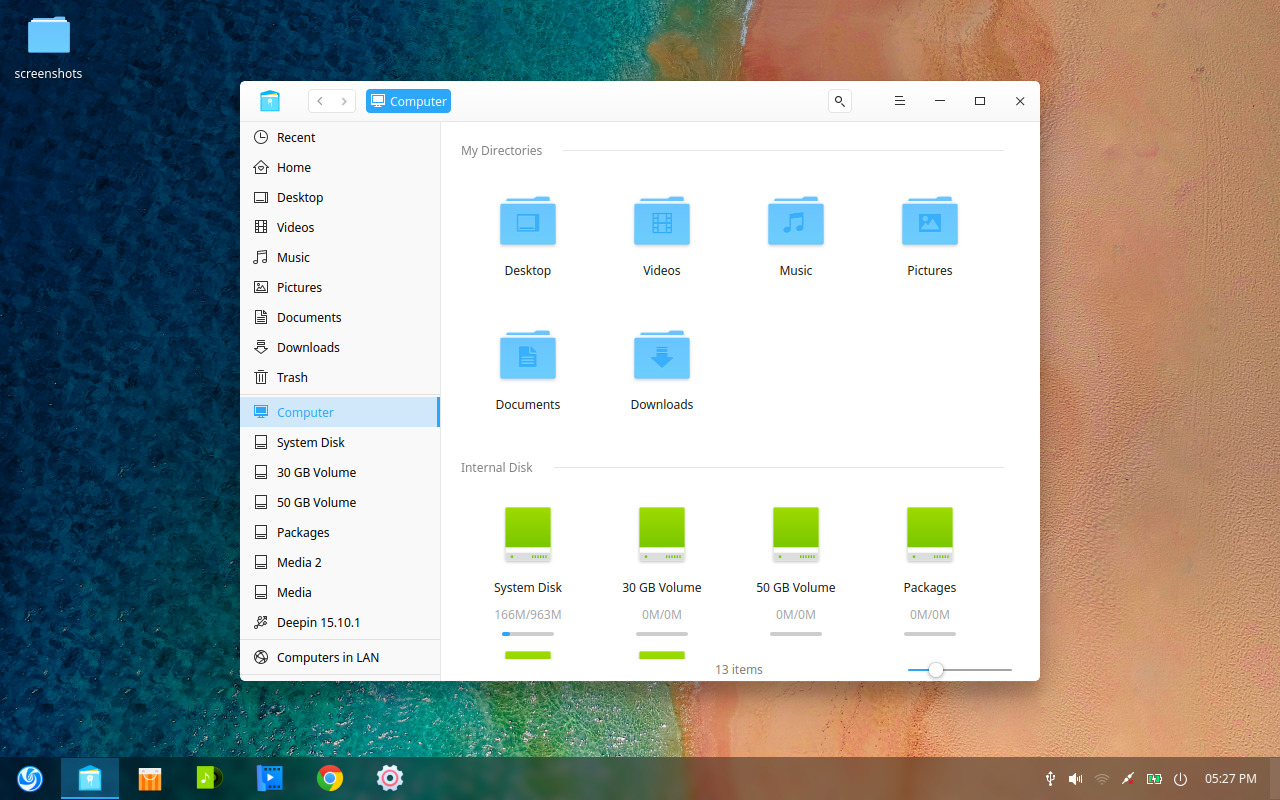 deepin 15.11 improves stability and user experience, see screenshots ...