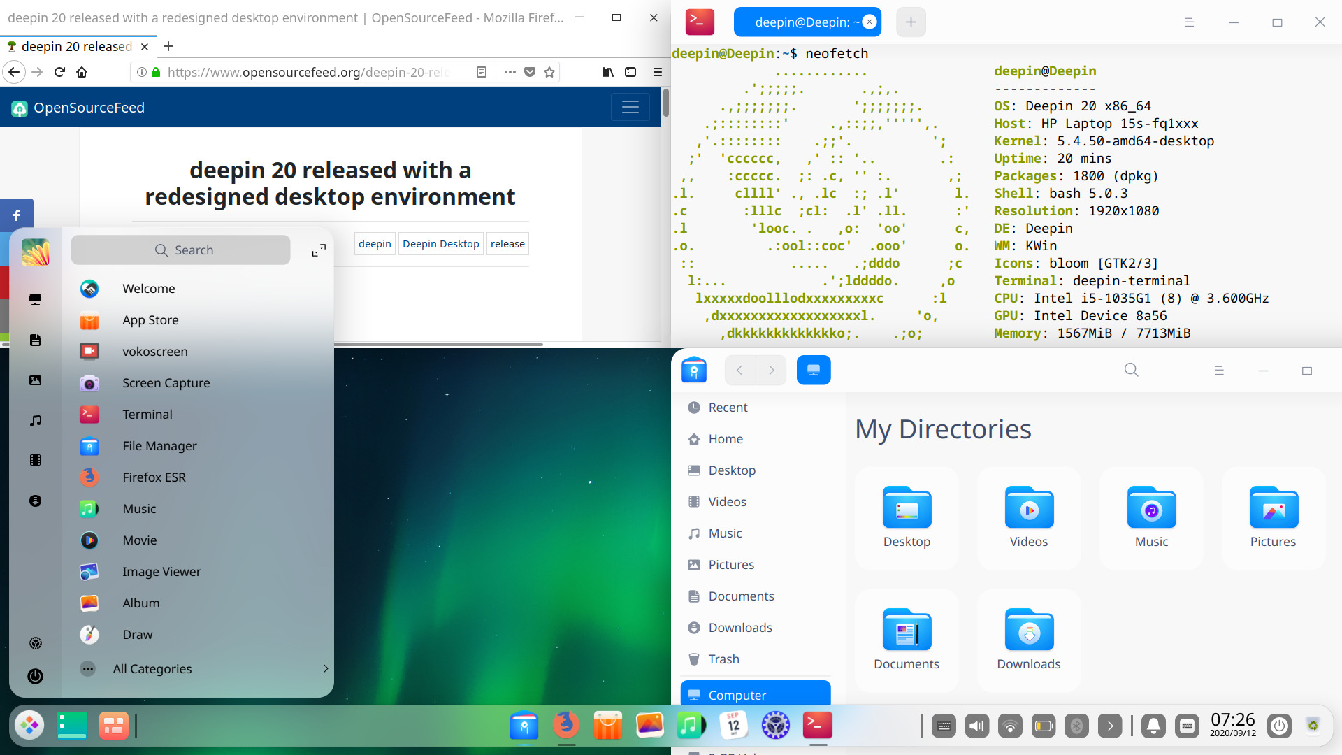 deepin 20 released with a redesigned desktop environment | OpenSourceFeed